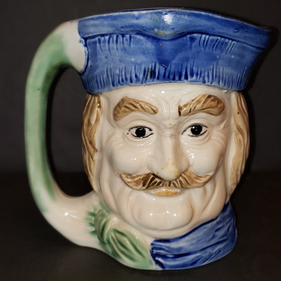 Dining | Vintage Japan Toby Mug Captain Head Vase | Poshmark